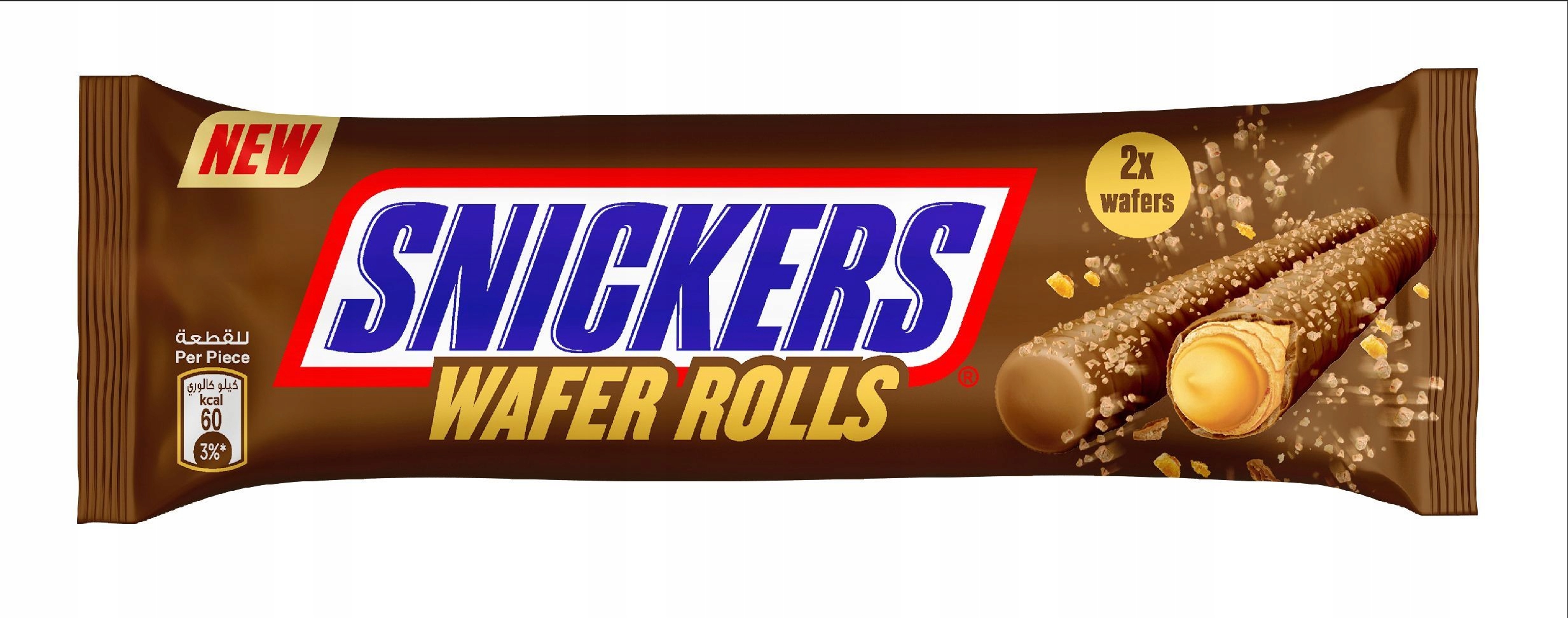Snickers Wafer Rolls 24g - Słodycze - yumland.pl