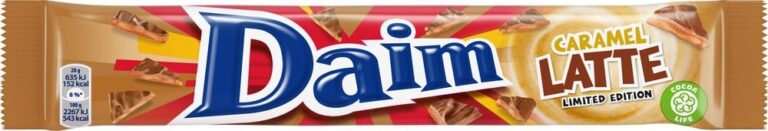 Daim Caramel Latte Baton 56g - Słodycze - yumland.pl